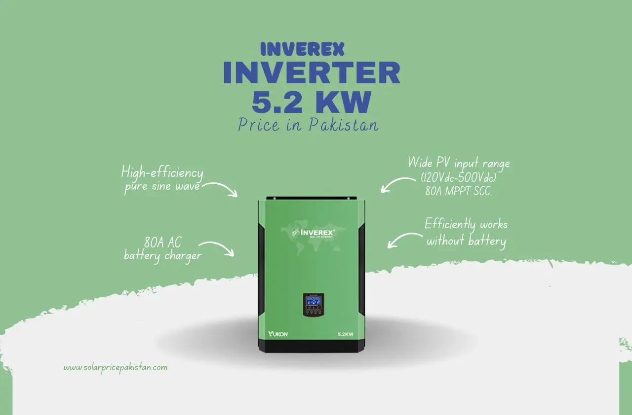 Inverex Inverter 5.2 kw Price in Pakistan|Best solar inverter in pak
